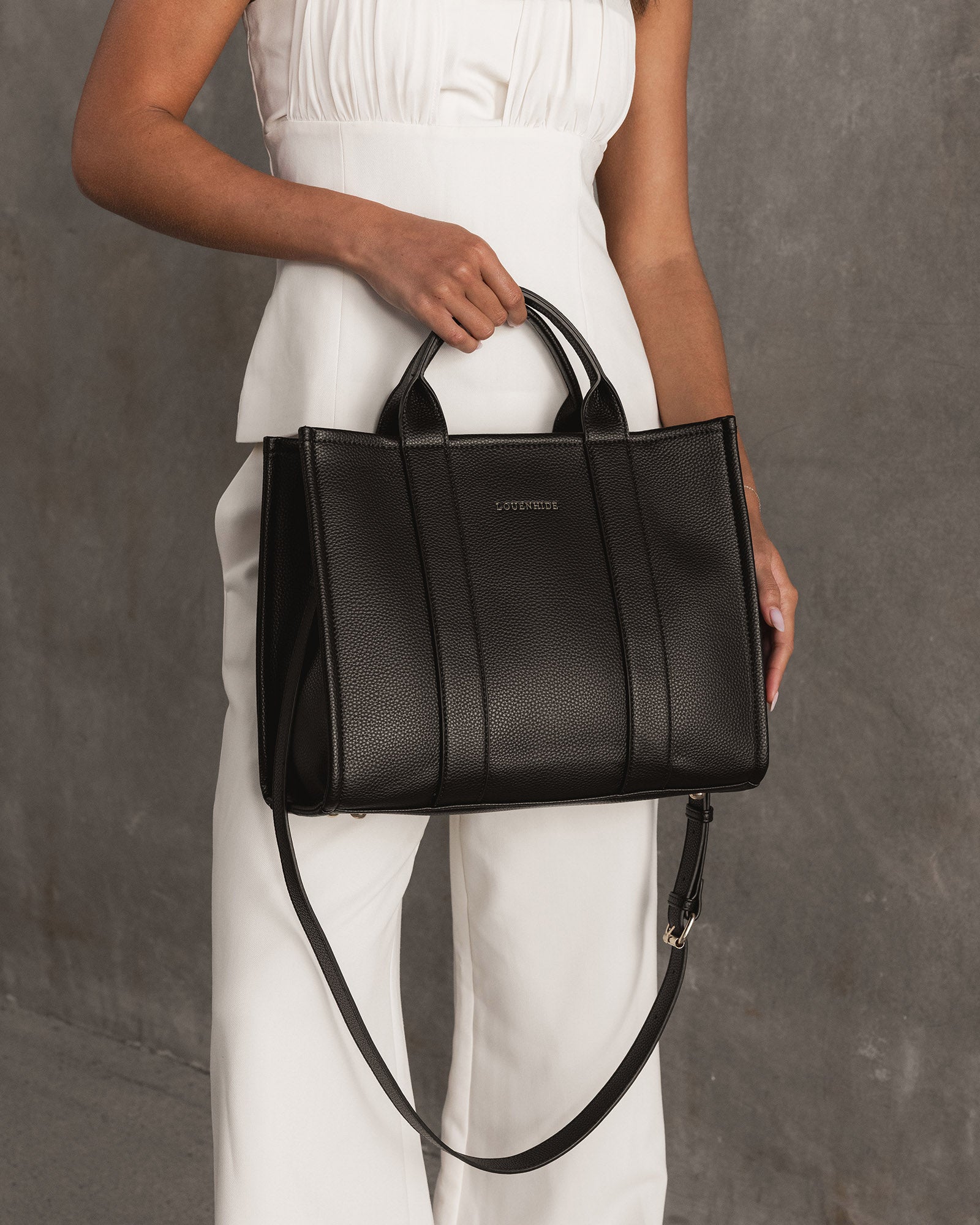Manhattan Black Tote Bag - Sleek & Practical Work Tote