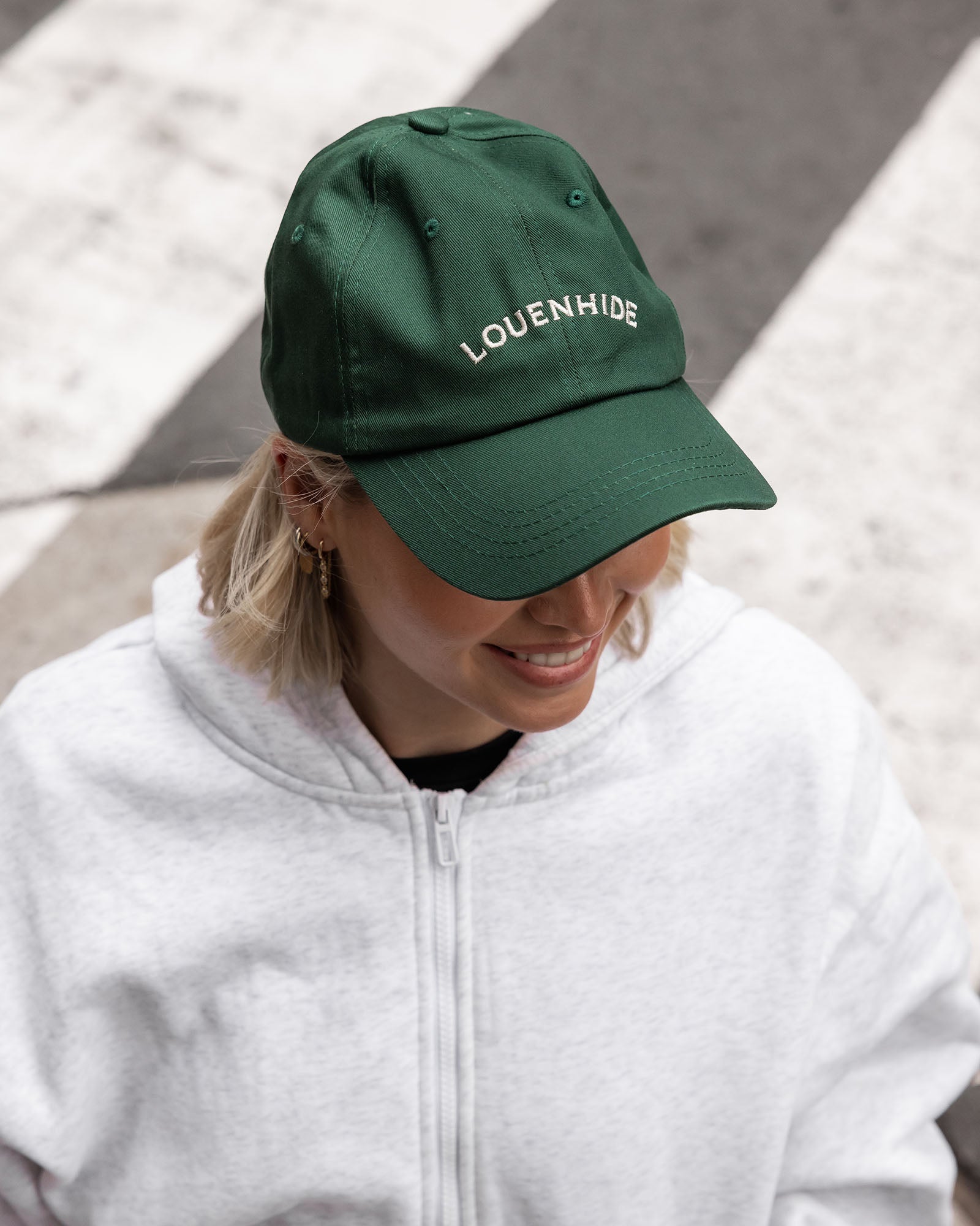 Buy The Demi Canvas Cap - Forest Green Online – Louenhide