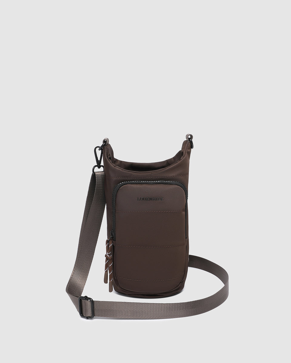 Miami Water Bottle Bag in Chocolate – Functional Bottle Carrier