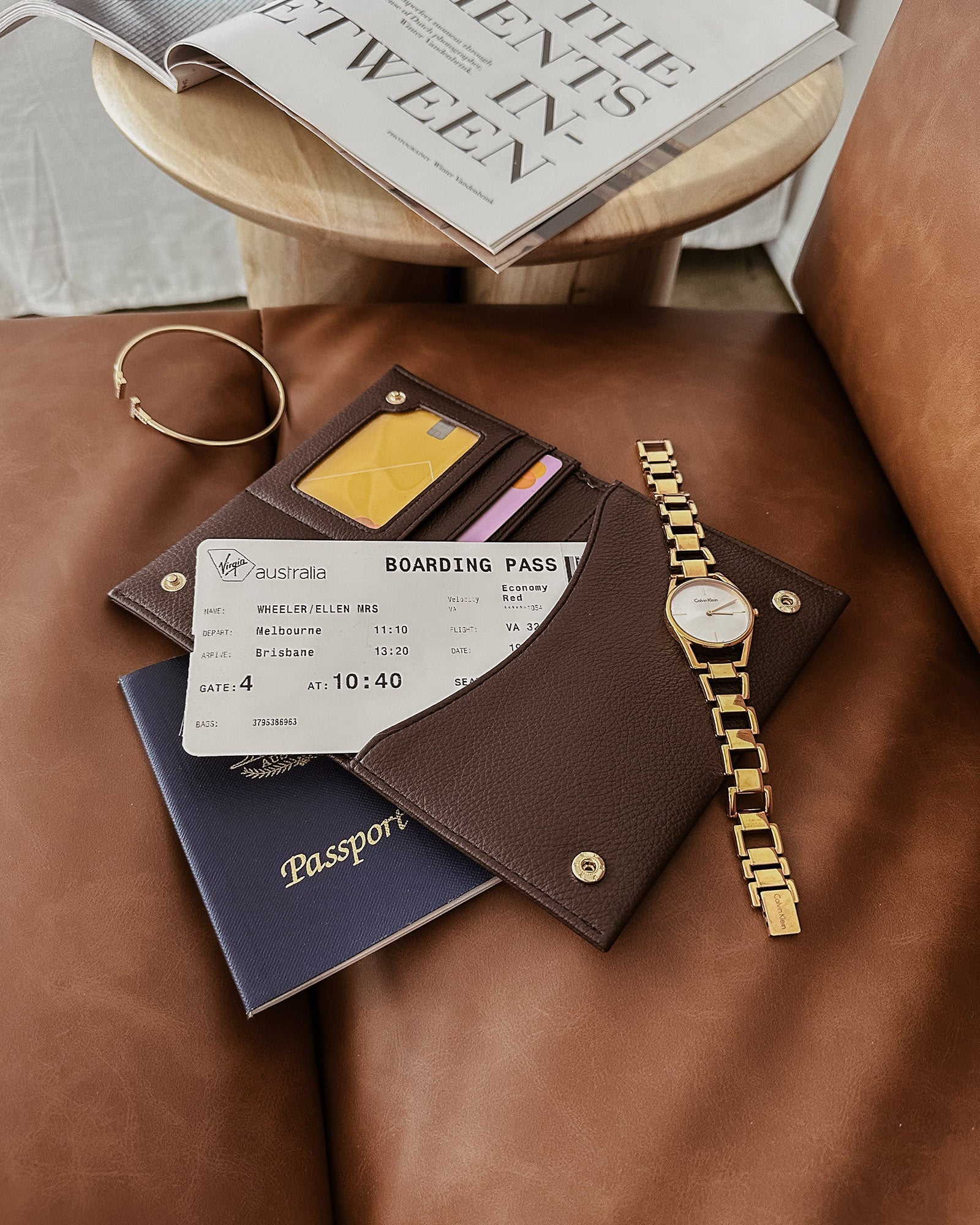 Buy The Venice Passport Holder - Chocolate Online – Louenhide