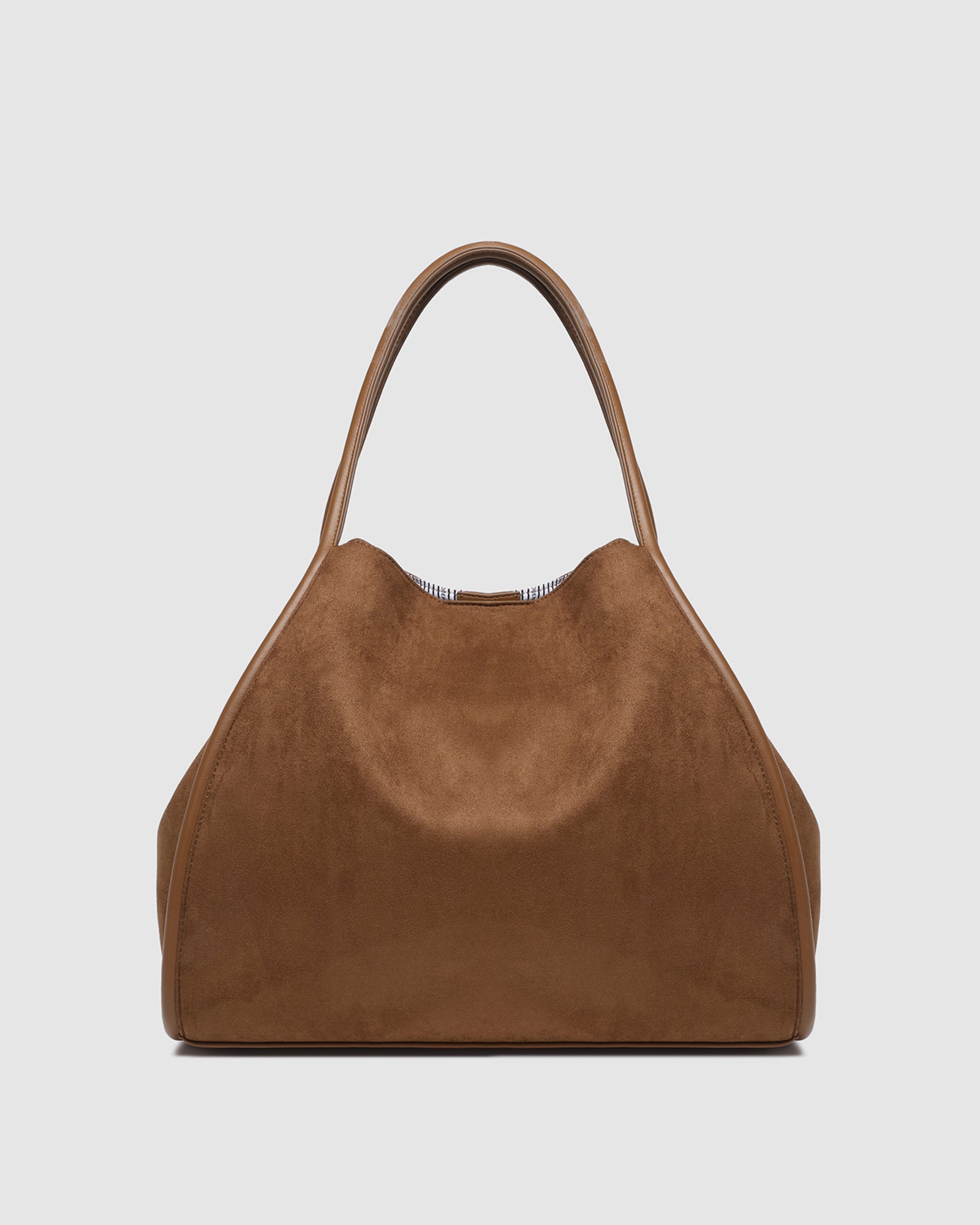 Buy The Sutton Suedette Shoulder Bag - Tan Online – Louenhide