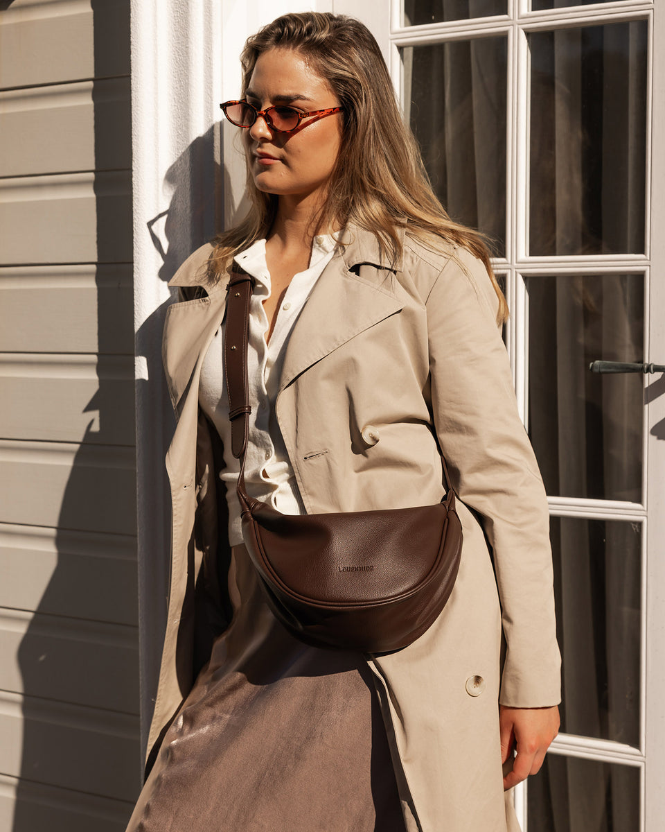 Buy The Sylvia Crossbody Bag - Chocolate Online – Louenhide