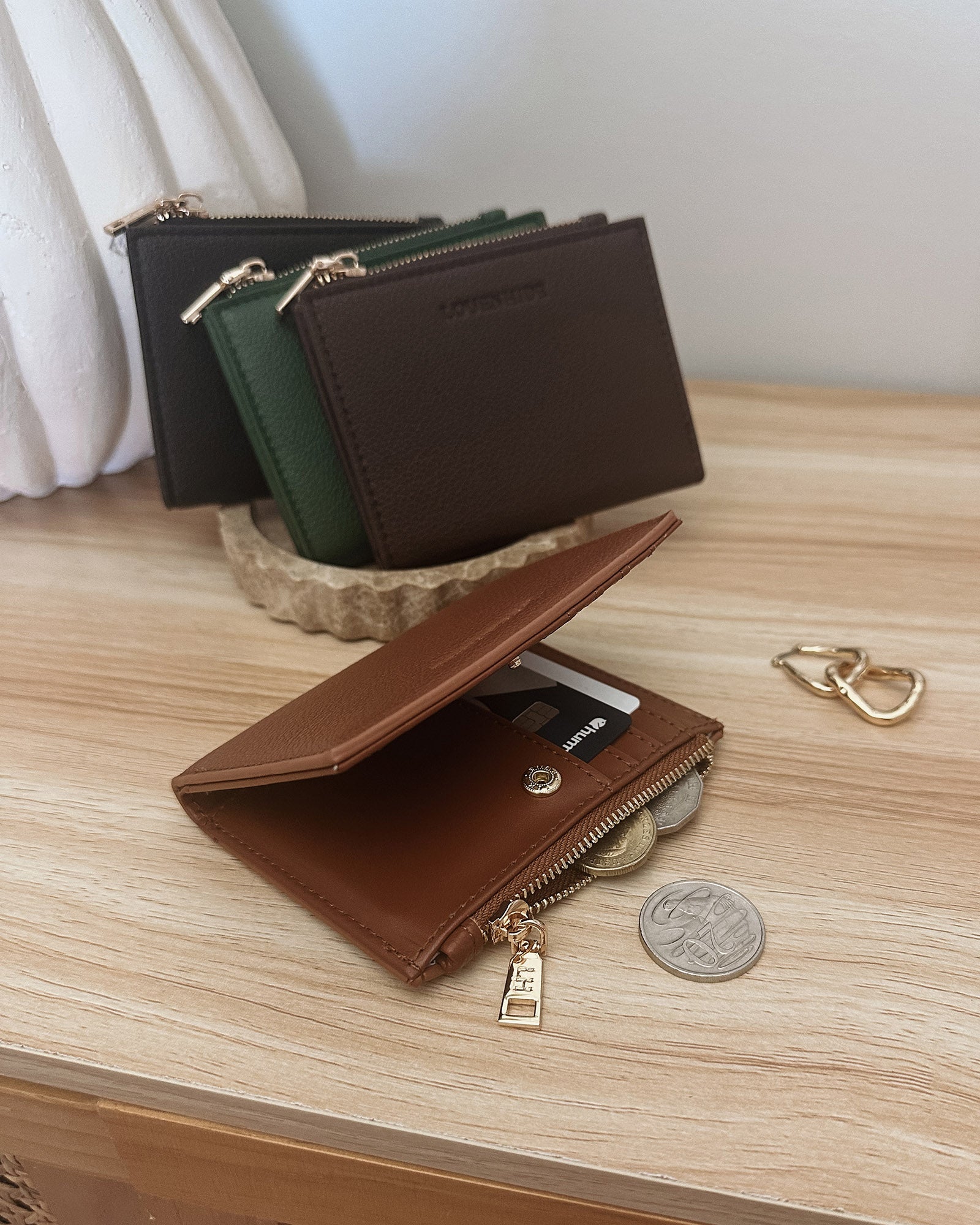 Buy The Lily Wallet - Forest Green Online – Louenhide