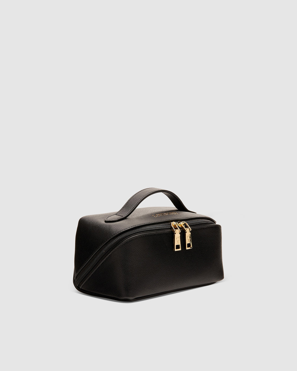 Ellis Makeup Bag in Chocolate – Bestselling Louenhide Cosmetic Bag