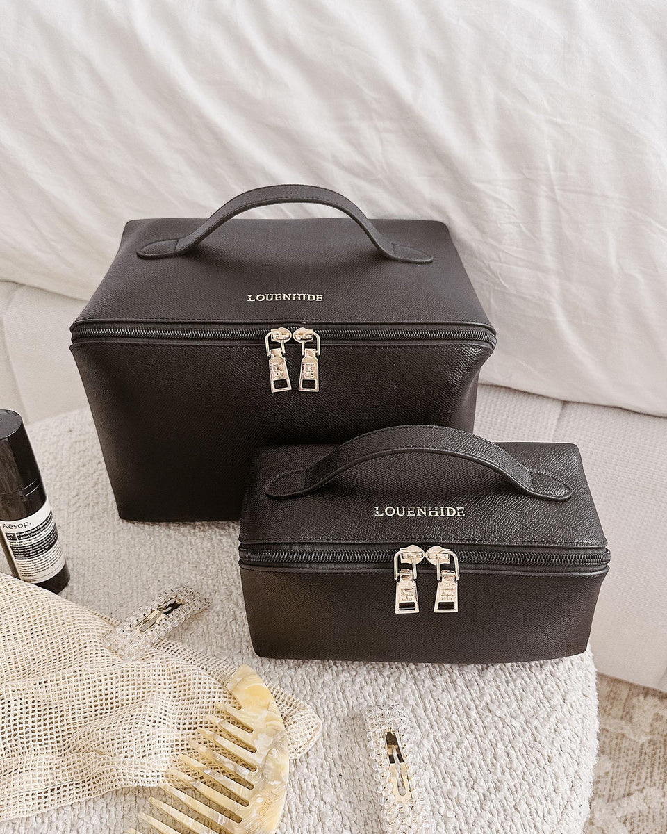 Buy The Orion Ellis Cosmetic Bag Set - Black Online – Louenhide