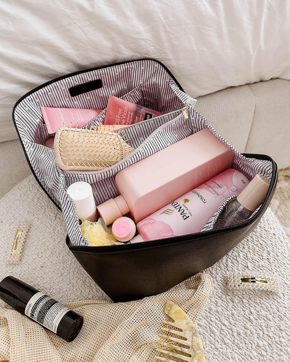 Buy The Orion Ellis Cosmetic Bag Set - Black Online – Louenhide