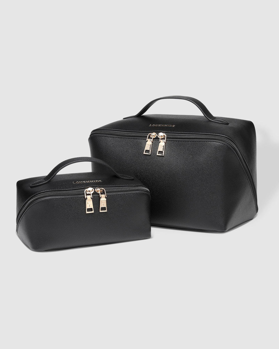Buy The Orion Ellis Cosmetic Bag Set - Black Online – Louenhide